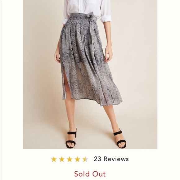 Anthropologie | Skirts | Maeve Annette Midi Skirt | Poshmark